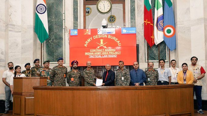 Indian Defence Industries | Army Signs Contract for Tactical Radio ...