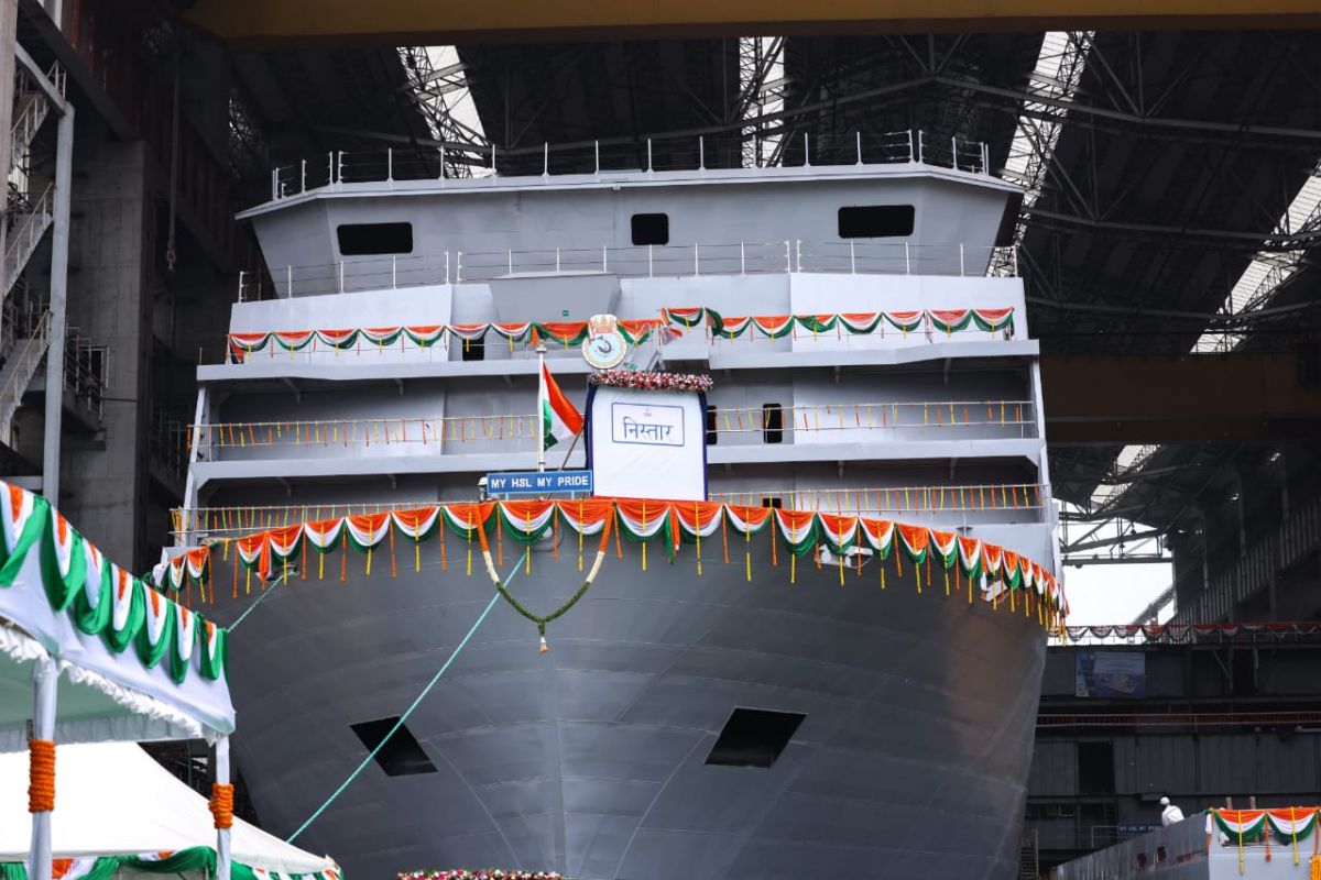 Indian Defence Industries | India Launches Two Diving Support Vessels