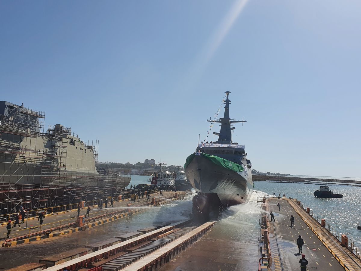 Indian Defence Industries | NAVANTIA launches the first Corvette for ...